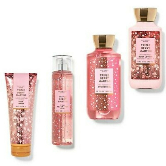 Bath & Body Works | Bath & Body | Nwt Triple Berry Martini Body Wash ...